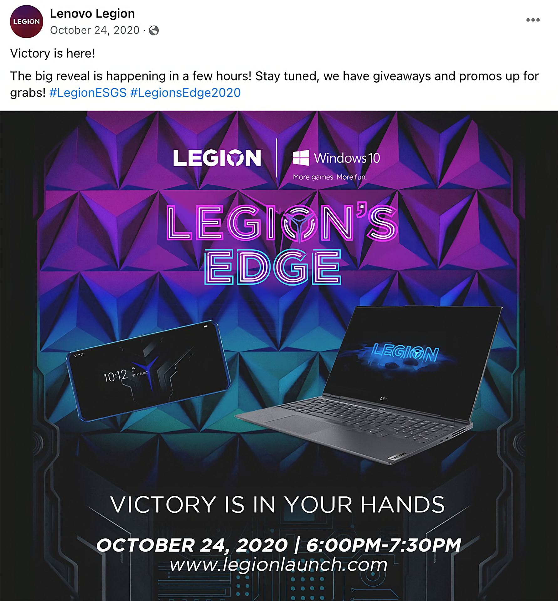 Lenovo Legion - Red Torch Communications